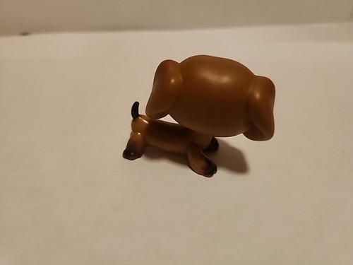 Littlest Pet Shop LPS #139 #307 Dachshund Weiner DOG 2005 Red Magnet ...