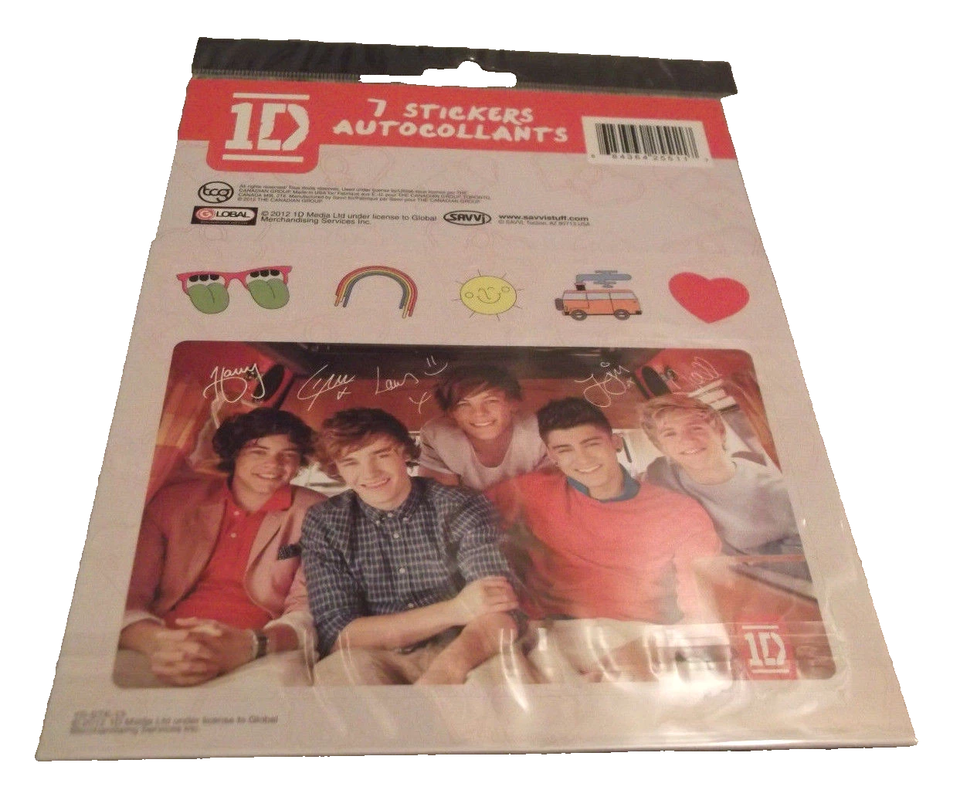 1D ONE DIRECTION Collector Sticker with LIAM Payne Heart Sticker by ...