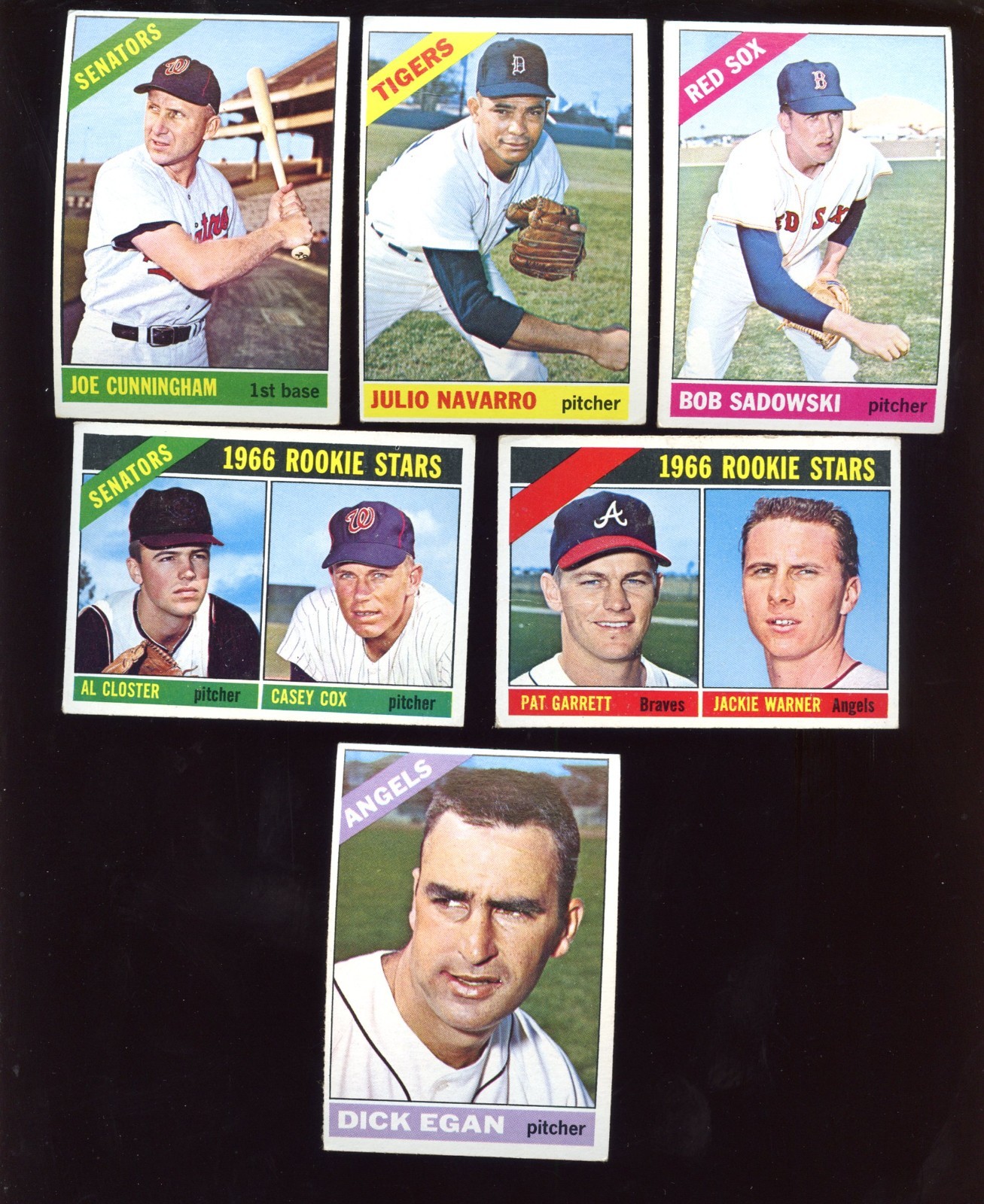 1966 Topps Baseball Card Lot All HIGH NUMBERS 12 Different EX/EX+ | eBay