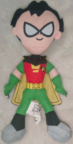 TEEN TITANS GO ROBIN Plush Toy Factory Doll 9" DC Comics Stuffed Animal ...