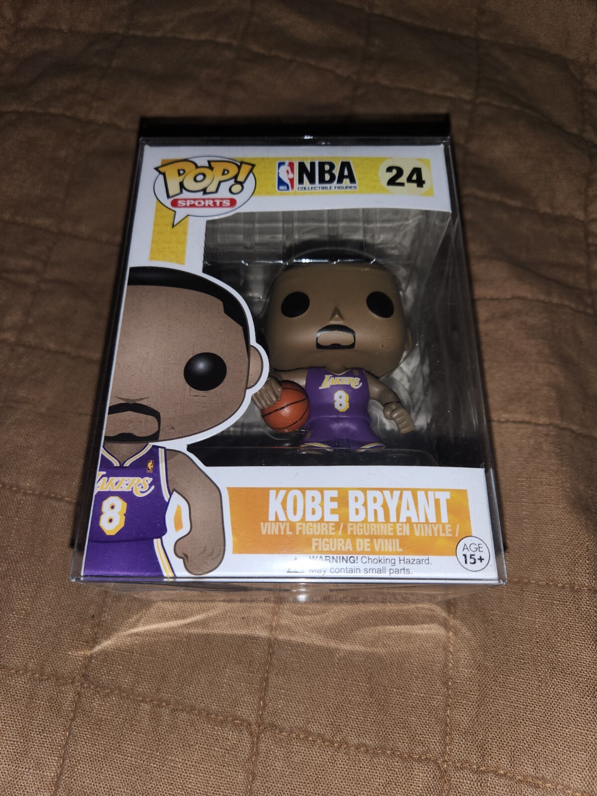 Funko Pop NBA #24 Kobe Bryant Lakers Purple Jersey #8 Vaulted Rare ...