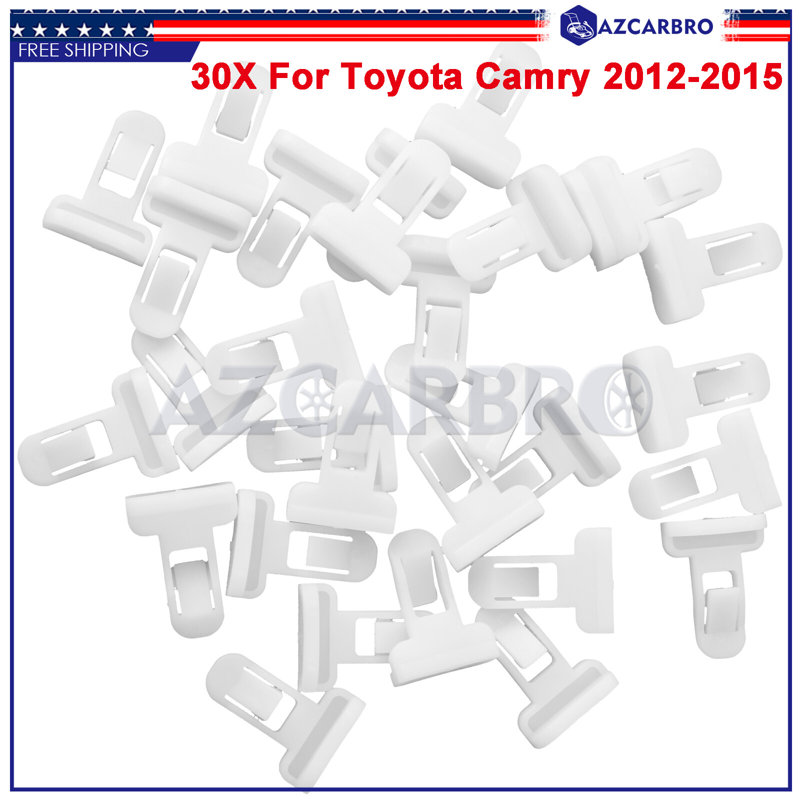 30 Pcs Front & Rear Spoiler Moulding Clip For Toyota RAV4 2013-2017 ...
