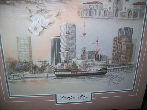 Anni Moller Print, Tampabay Florida Limited Edition 965/1000 Signed ...