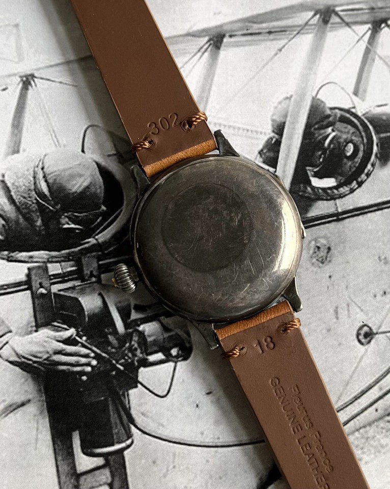 Rare Vintage WW1 Military Gallet Multi-Chron Chronograph Silver Watch ...