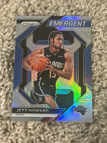 Jett Howard 2023-24 Panini Prizm Emergent Silver W26 RC #5 Orlando ...