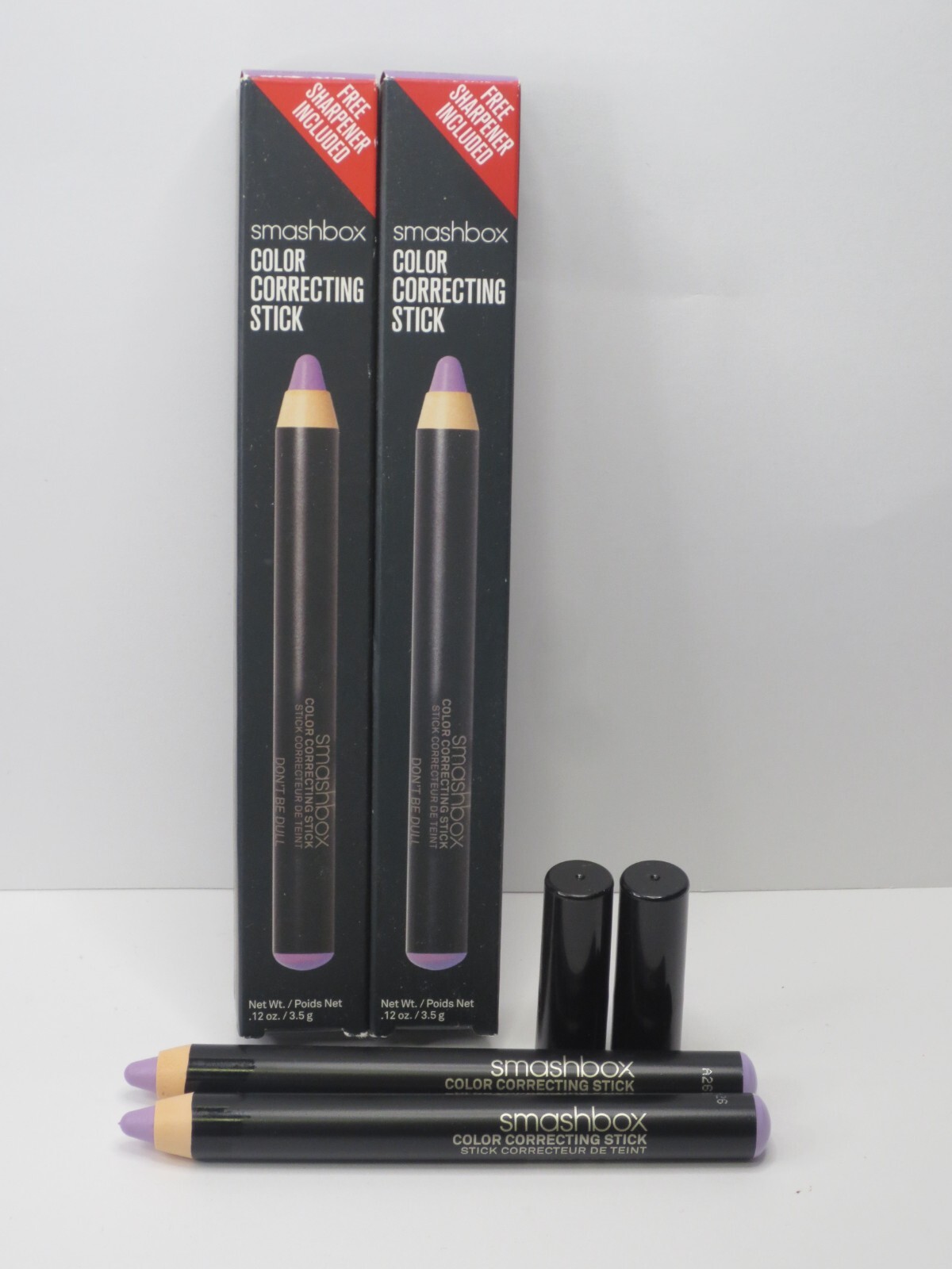 SMASHBOX COLOR CORRECTING STICK DON'T BE DULL 0.12 OZ BOXED (LOT OF 2 ...