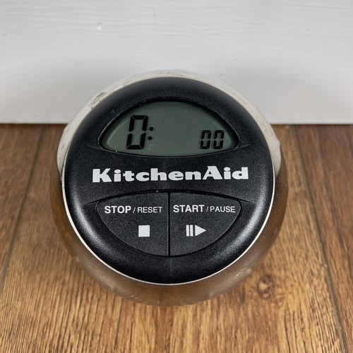 KitchenAid Cook's Series Digital Timer BLACK/Chrome 9 Hour & 59 Minutes ...
