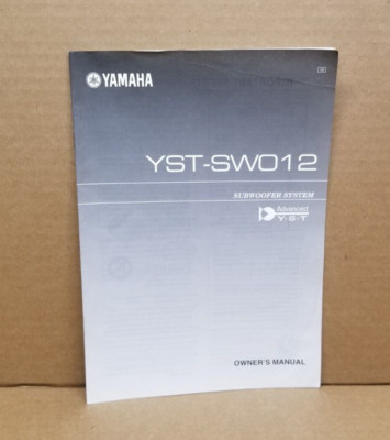 Yamaha YST-SW012 Subwoofer System Owner's Instruction Manual Only | eBay