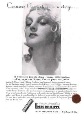 ROUGE A LEVRES ANGÉLUS / ETS LOUIS PHILIPPE / PUBLICITÉ ADVERTISING ...