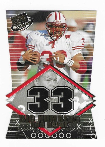 2000 Press Pass Big Numbers Ron Dayne New York Giants Wisconsin Die-Cut ...