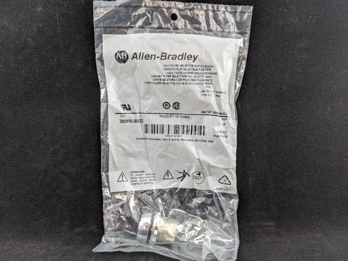Allen Bradley 800FM-SM22 2 Position Sele. Switch Metal Maintained ...