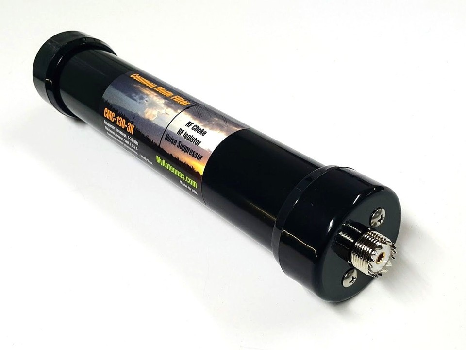 HF antenna Line Isolator 1-30 MHz/ Rated @3kW / stops RFI / RF choke ...