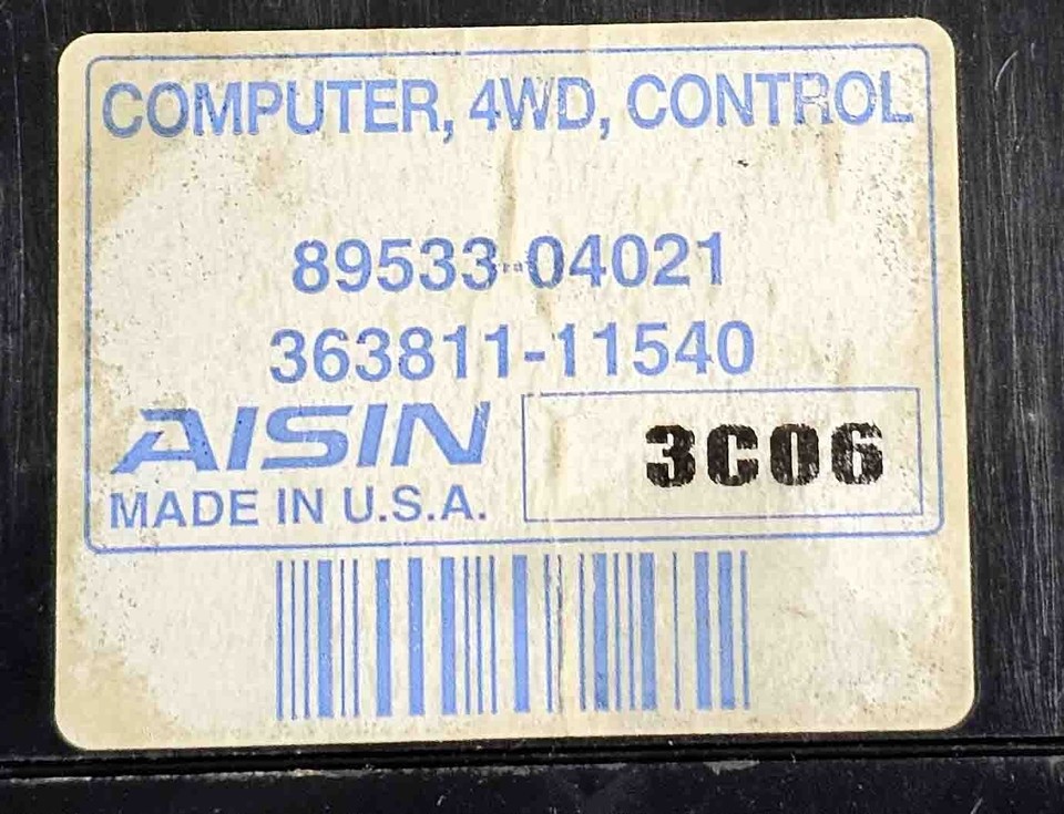 2011-2015 Toyota Tacoma 4WD 4 Wheel Drive Control Module OEM USED 89533 ...