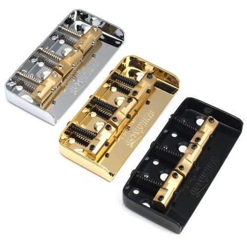 Wilkinson Short Tele Guitar Bridge Electric Fixed Brass 3 Saddles WTBS ...