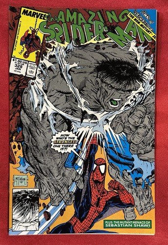 Amazing Spider-Man #328 NM/NM+ | Classic McFarlane Hulk 💫 | eBay