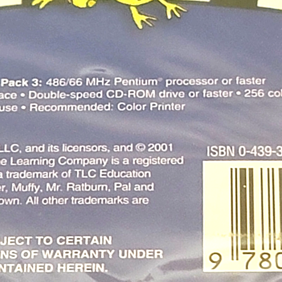 Arthur's Reading Games for Pc Brand New Win95/98 Cd Rom VTG 2001 See ...