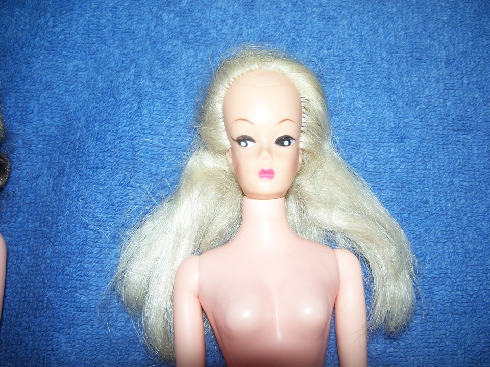 Vintage Barbie Clone Uneeda - Sleepy Eyes & Ken Clone Dolls w/ Outfits ...