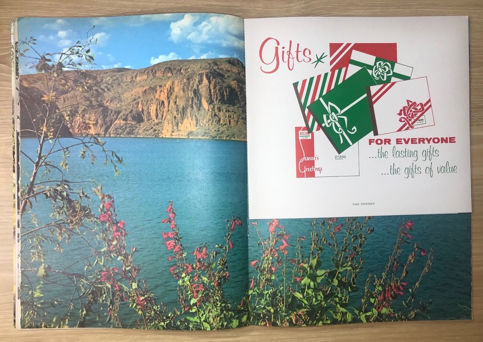 Arizona Highway Magazine Nov 1961 vintage travel mag AZ Desert SCENERY ...