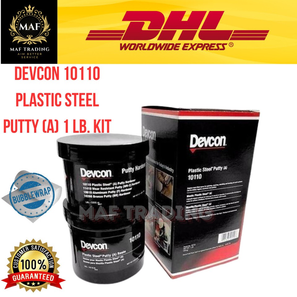 DEVCON 10110 PLASTIC STEEL PUTTY (A) 1 lb. Kit New Sealant | eBay
