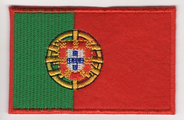Portugal Flag Patch Felt Embroidered Iron On Applique | eBay