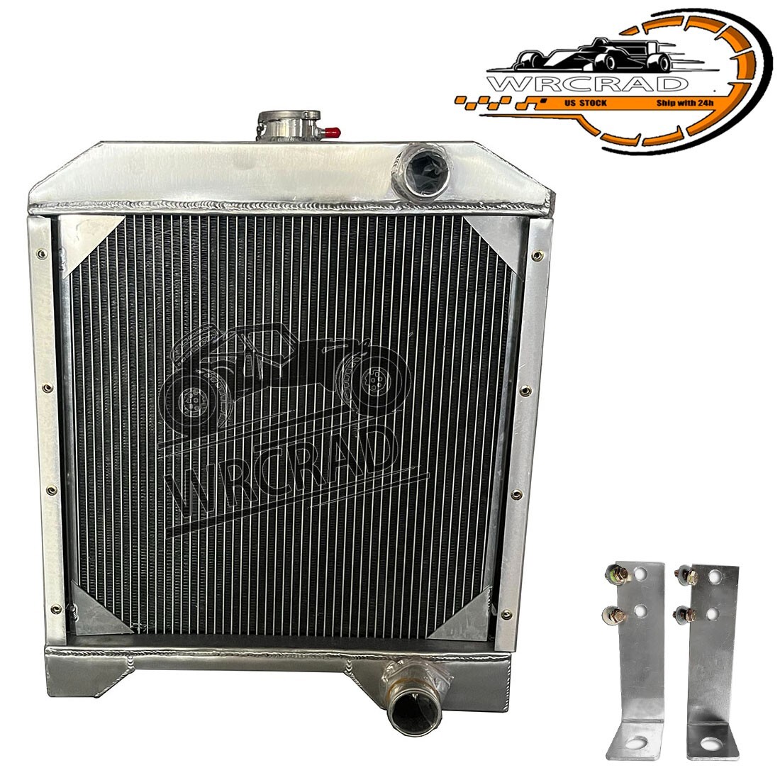 Tractor Radiator For Case 1840 1845C Diesel Motor Skid Steer Loaders ...