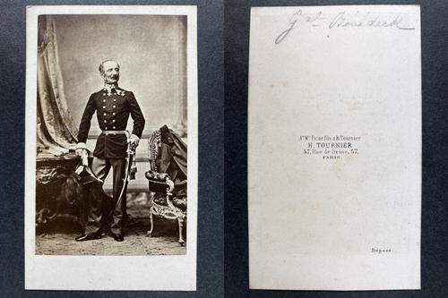 Tournier, Paris, Ludwig von Benedek Vintage cdv albumen print.Ludwig ...