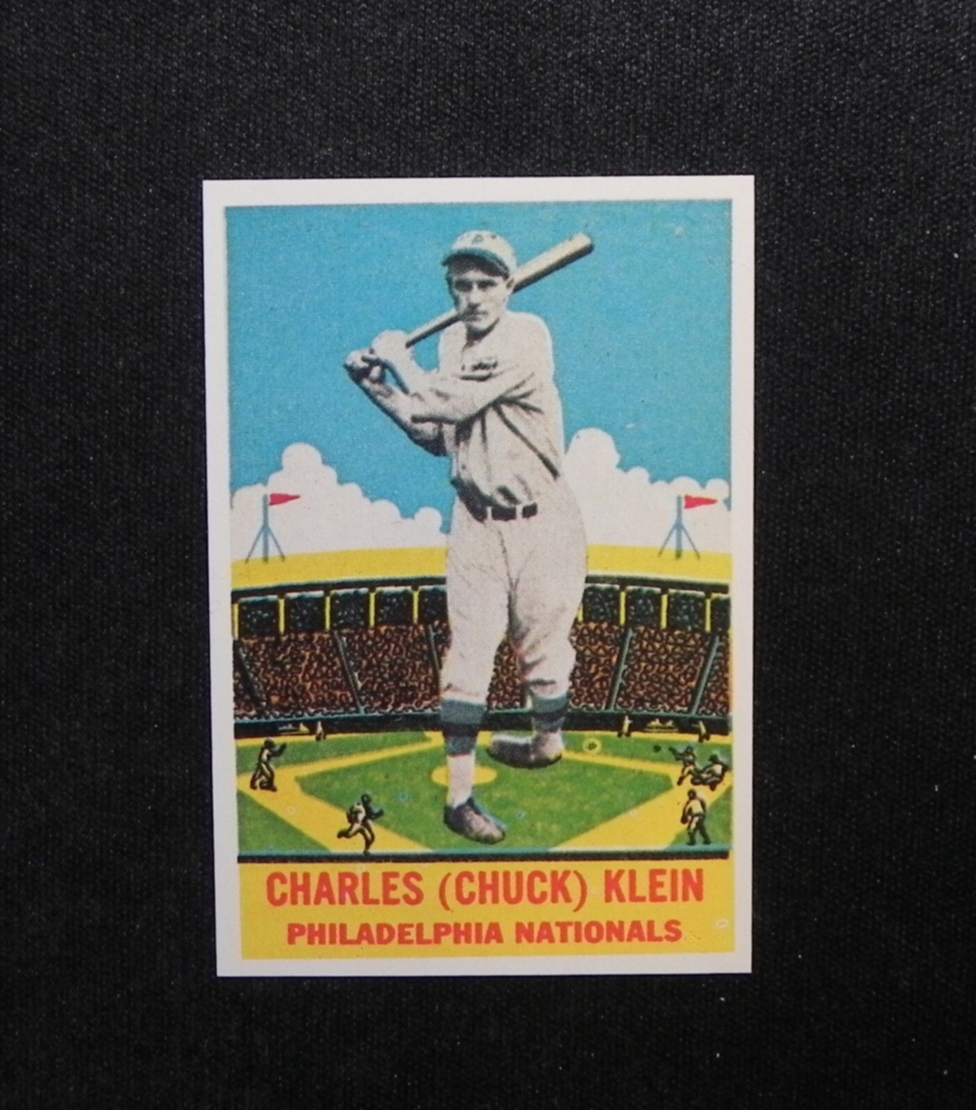 CHARLES (CHUCK) KLEIN 1933 DeLong Dover Reprint Card #22 _ Exact Card ...