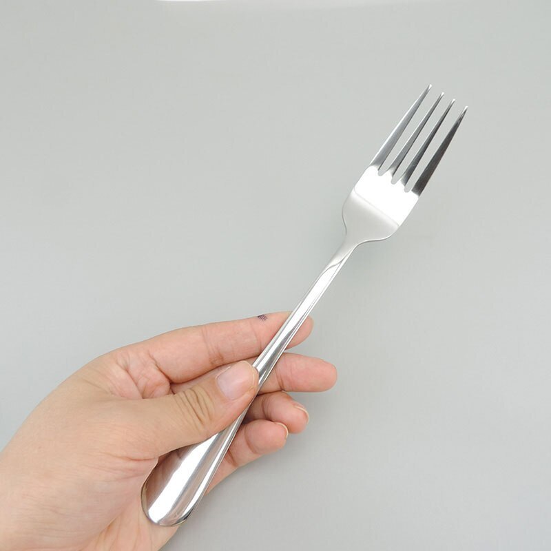 1x silver Dinnerware soup Steel Tableware spoon Knives Forks Dining ...