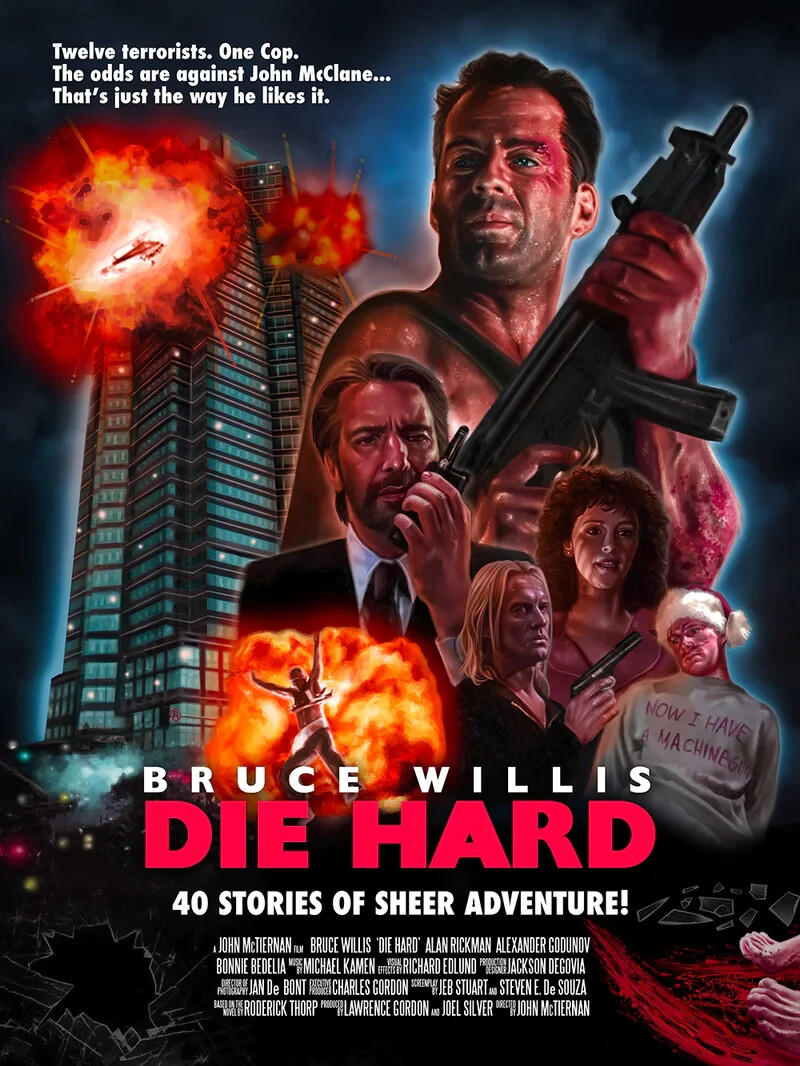 Die Hard Plakat 1988