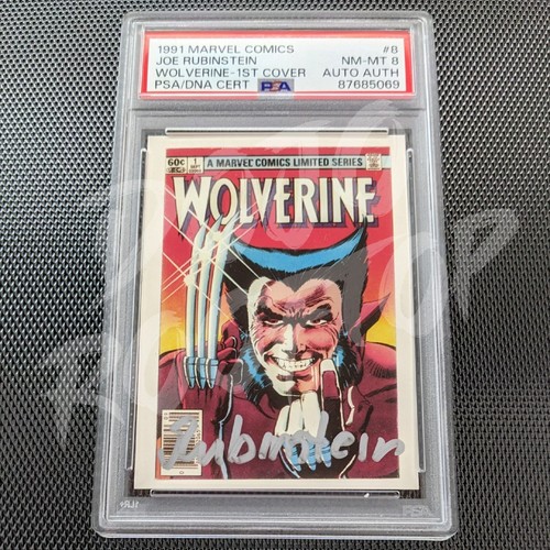 1991 Comic Images Marvel First Covers 2 #8 Wolverine PSA 8 Joe ...
