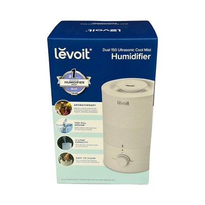 LEVOIT Humidifiers for Bedroom Large Room 3L Cool Mist Top Fill Quiet ...