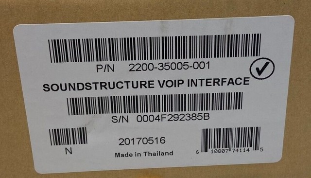 Polycom SoundStructure VoIP Tel1 Interface Card 2202-35005-001 for sale ...