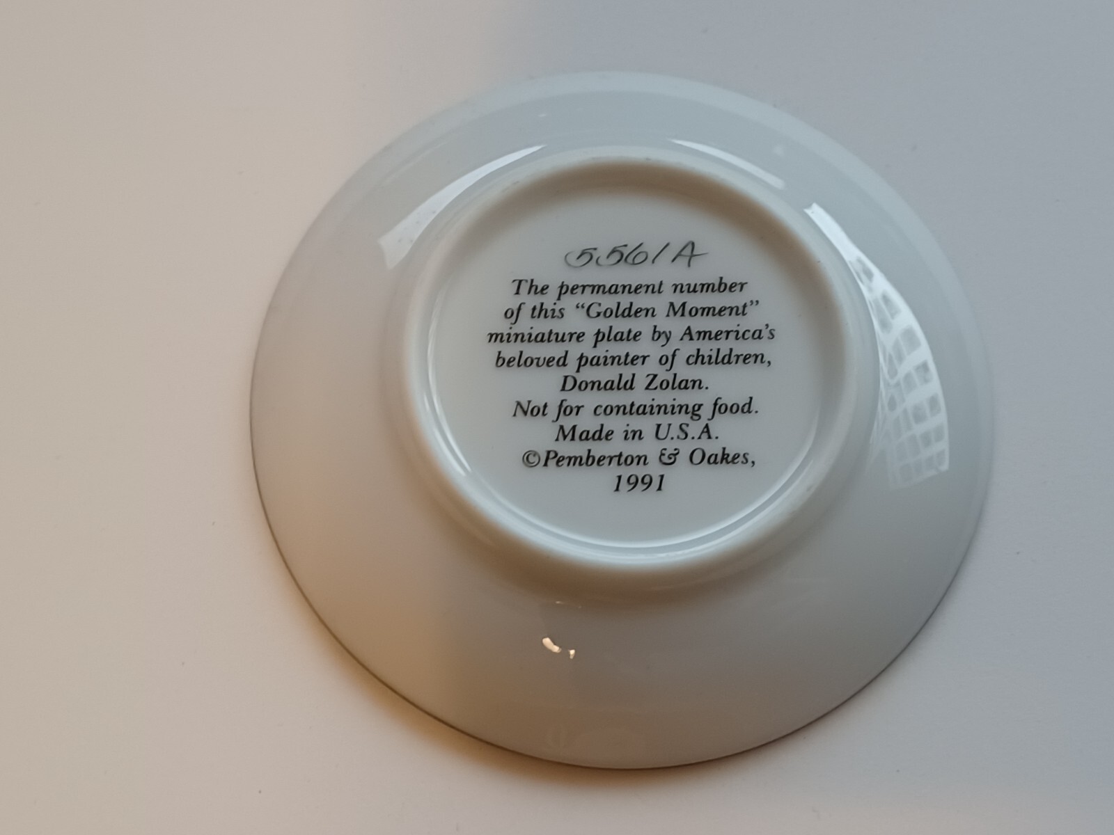 Golden Moment Collector Plate by Donald Zolan with Box - Pemberton ...