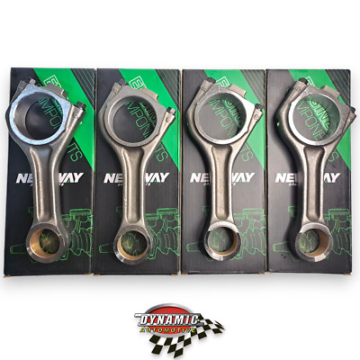 4X FORGED CONNECTING CON ROD SET FOR RANGE ROVER JAGUAR 204DTA TWIN ...