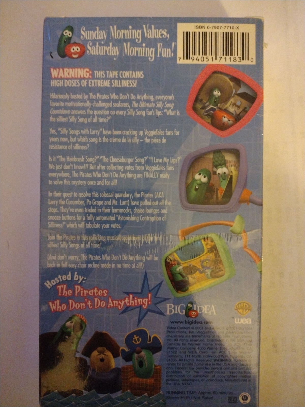 VeggieTales - The Ultimate Silly Song Countdown (VHS, 2003 ...