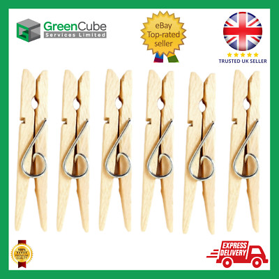 Jumbo Wooden Clips Strong Spring Pegs Laundry Clothes Big Large Clamps ...