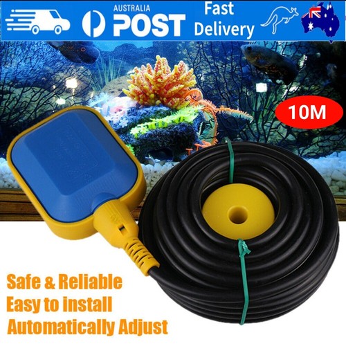 Liquid Fluid Water Level Float Switch Sump Tank Controller Sensor W/10m ...