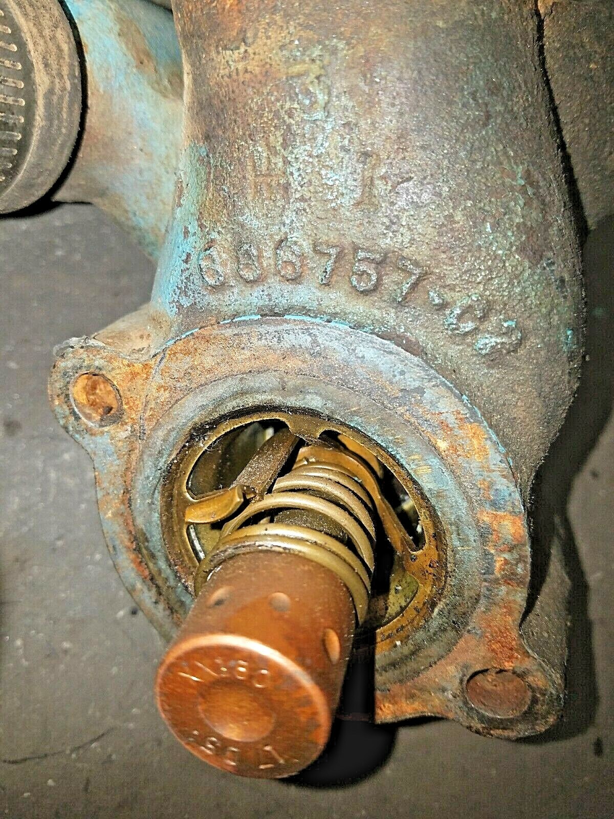 INTERNATIONAL DT466 WATER OUTLET 686757-02 | eBay