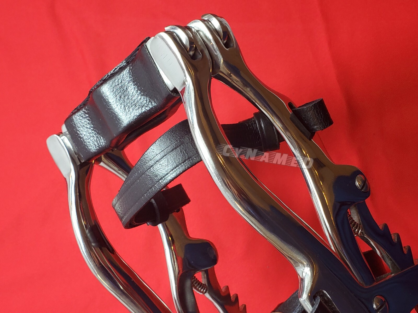 Horse Dental Speculum Equine Mouth Gag Drop Forged Leather Strap ...