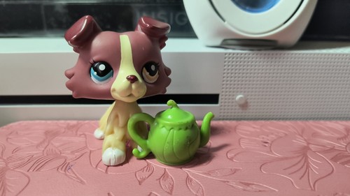 Littlest Pet Shop 1262 LPS Collie Dog Nintendo Different Eyes | eBay