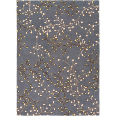 Surya ATH-5125 Athena Area Rug, Navy/Dark Brown | eBay