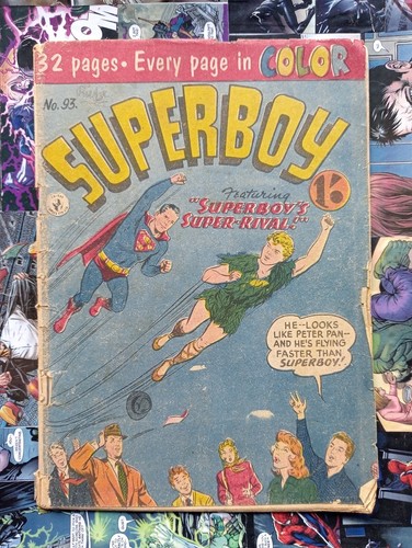 Superboy #93 1956 Colour Comics Australian Reprint DC Comics SILVER AGE ...