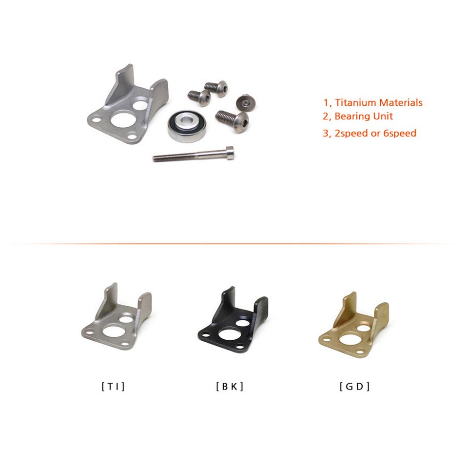 nov Titanium chain pusher full set / light weight for brompton (for 2 ...