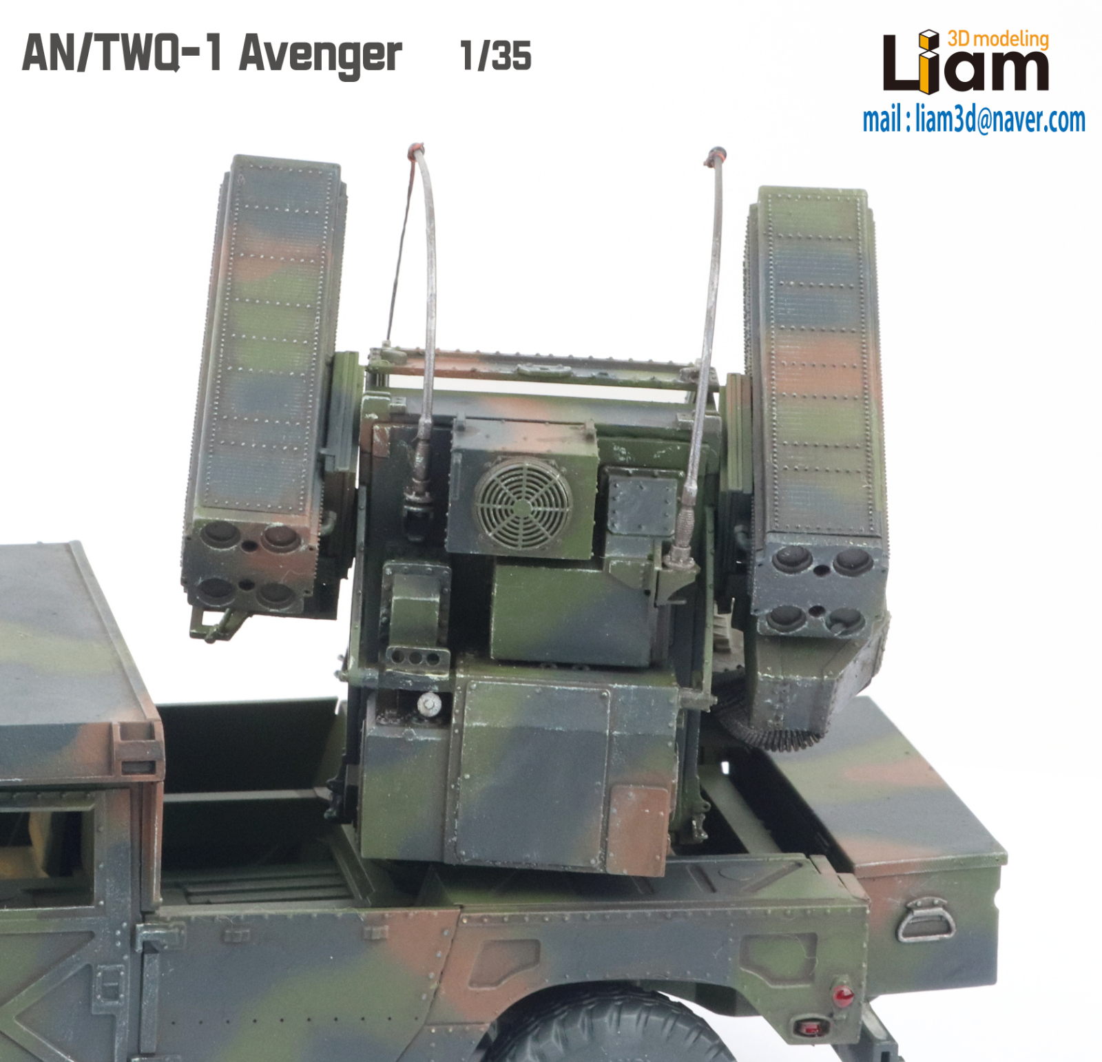 1/35 scale AN/TWQ-1 Avenger Conversion Kit model 3d printed kit | eBay