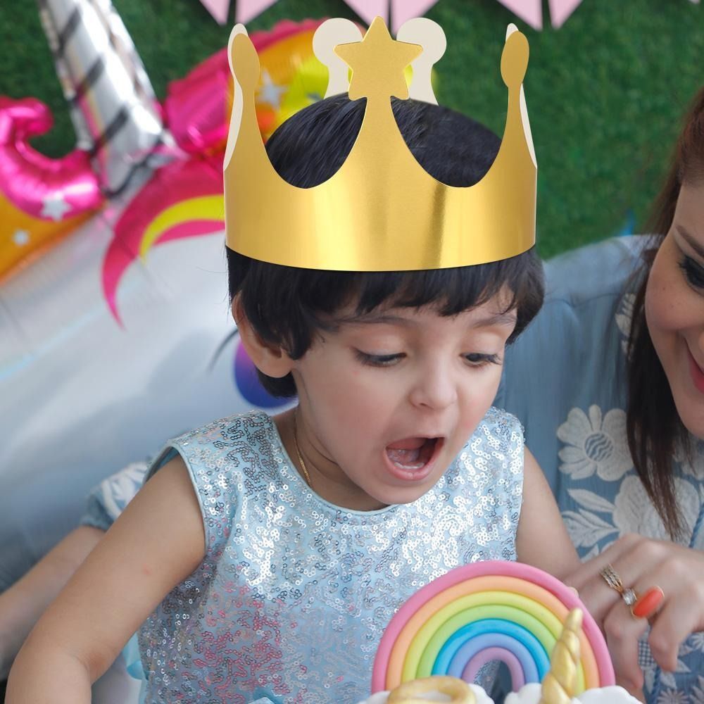 Prince Princess Hats King Charles III Party Hats Paper Crown Cap ...