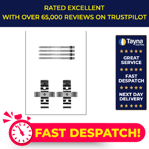 Brake Pad Fitting Kit fits ABARTH 500C 312.AXD1A 1.4 Front 2008 on NAPA ...