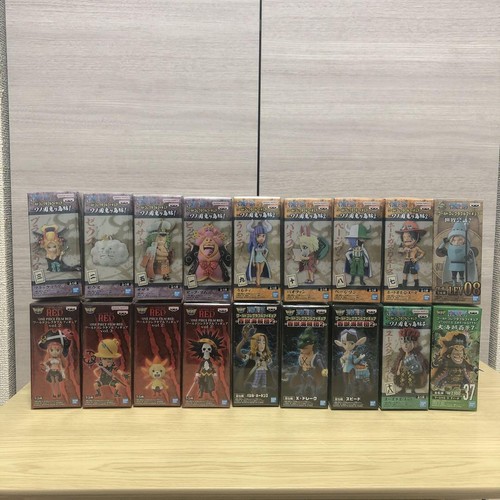 ONE PIECE Mini Figure lot of 18 Set sale WCF Goods Nami Blook Big Mom ...