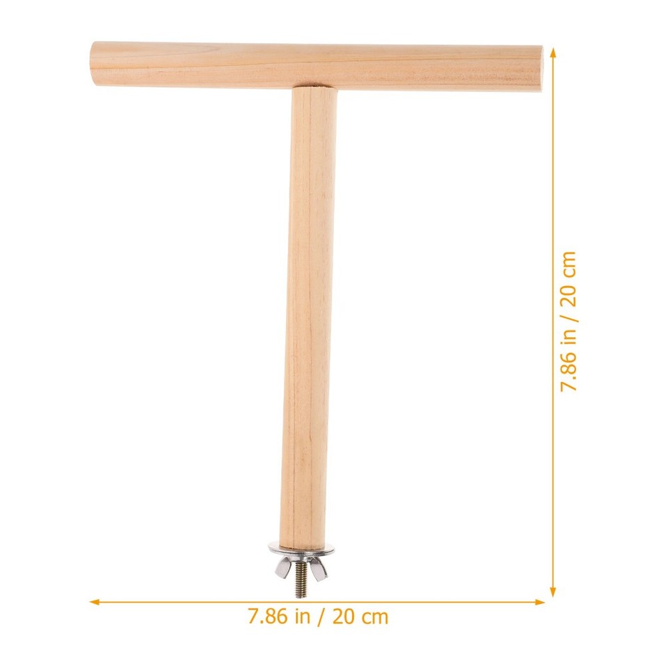 Bird Perch Shape Platform for Natural Parakeet and Parrot Exercise ...