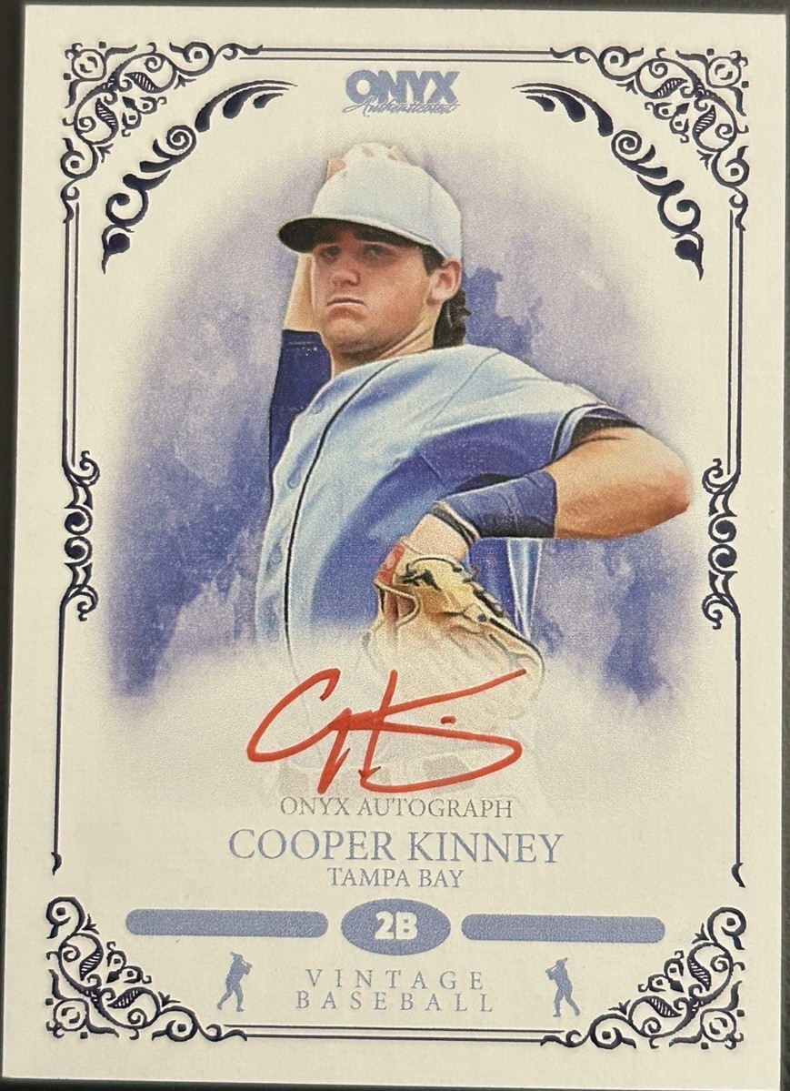 2022 Onyx Vintage - Autographs Cooper Kinney #VAKI Red Ink /25 (AU, RC ...