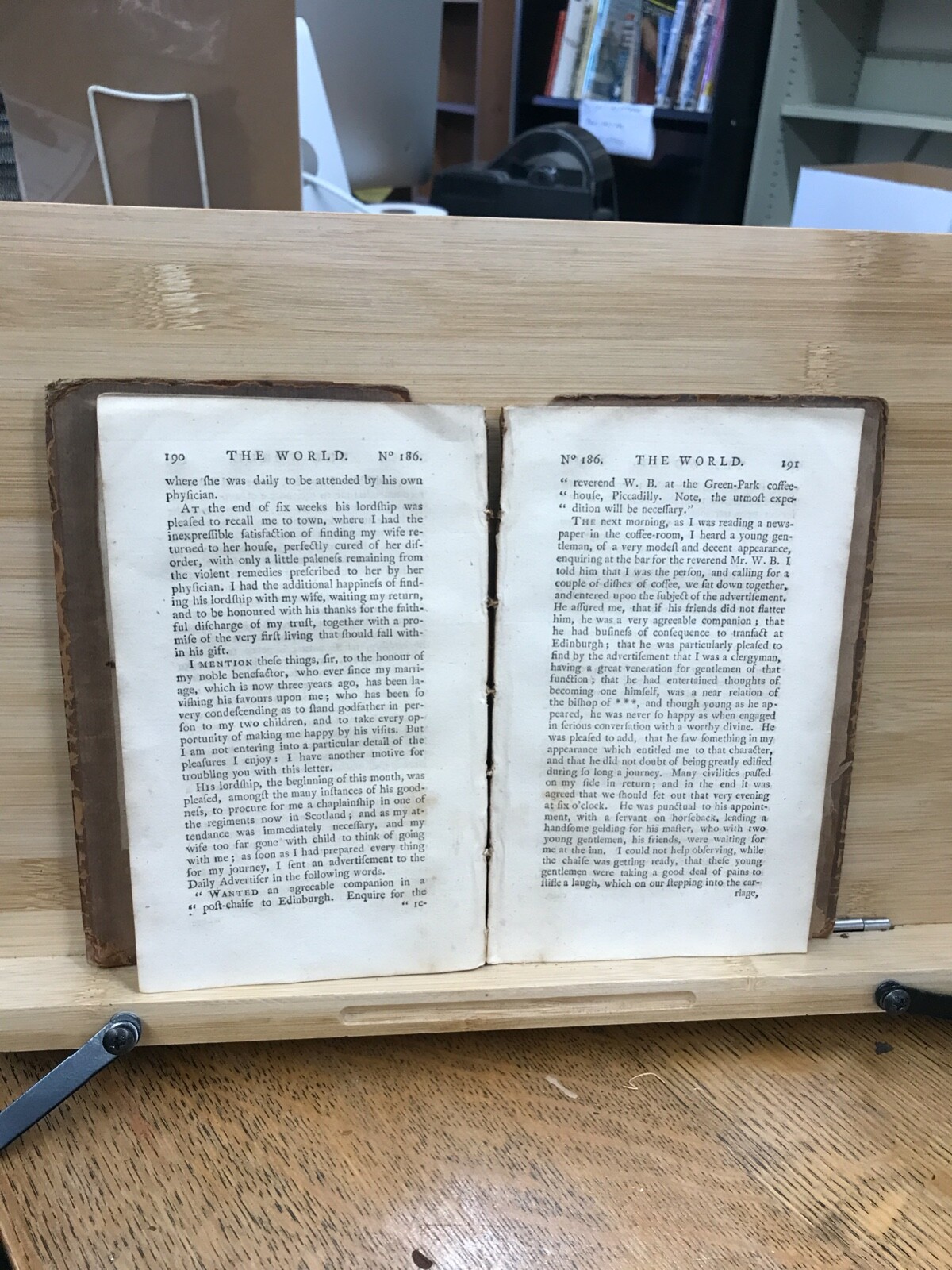 1767 The World Adam Fitz-Adam Three Volume Set Weekly 18th Century ...